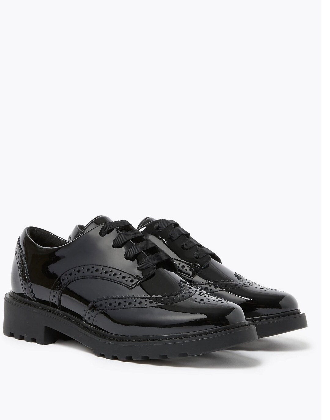 Kids' Leather Brogue Lace-up School Shoes Size 38 EU - Etsy