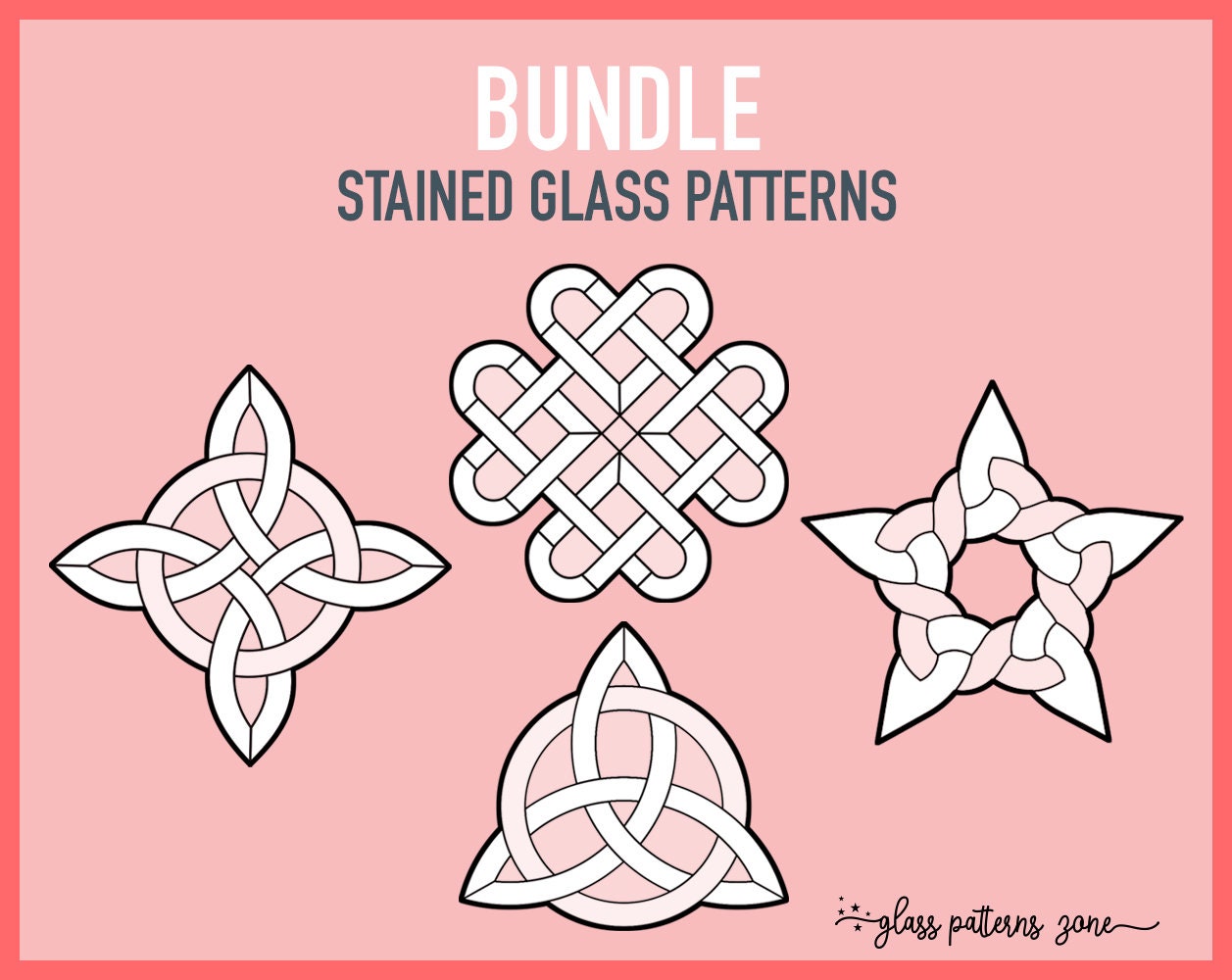 Simple Knot Stained Glass Patterns