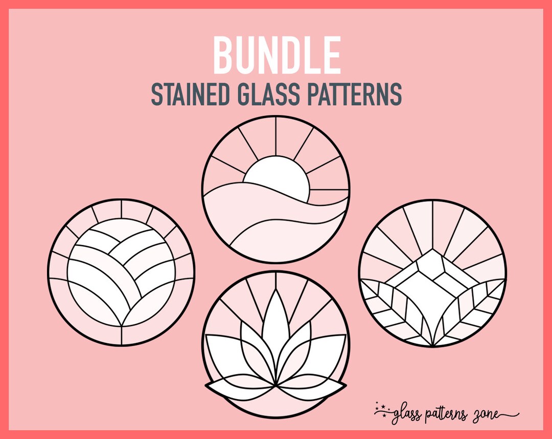 CIRCULAR, Stained Glass Pattern, Stained Glass Patterns, DIY Stained ...