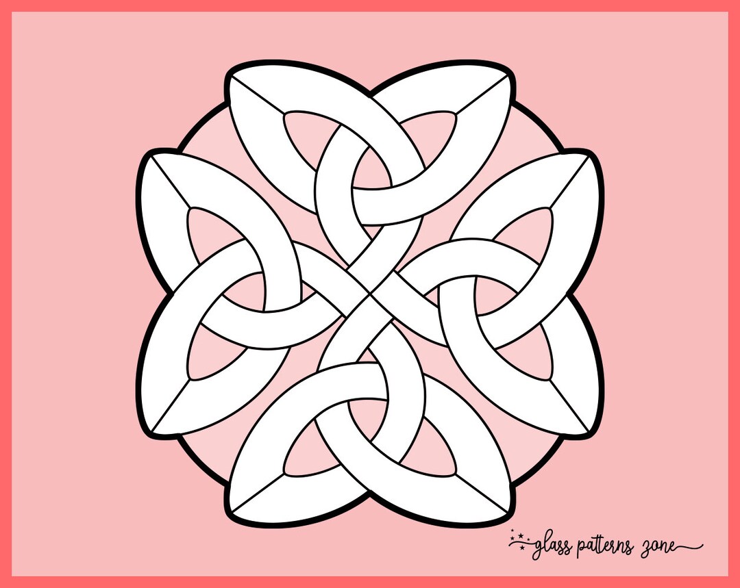 CELTIC, Stained Glass Pattern, Stained Glass Patterns, DIY Stained ...