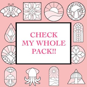 CIRCULAR, Stained Glass Pattern, Stained Glass Patterns, DIY Stained ...