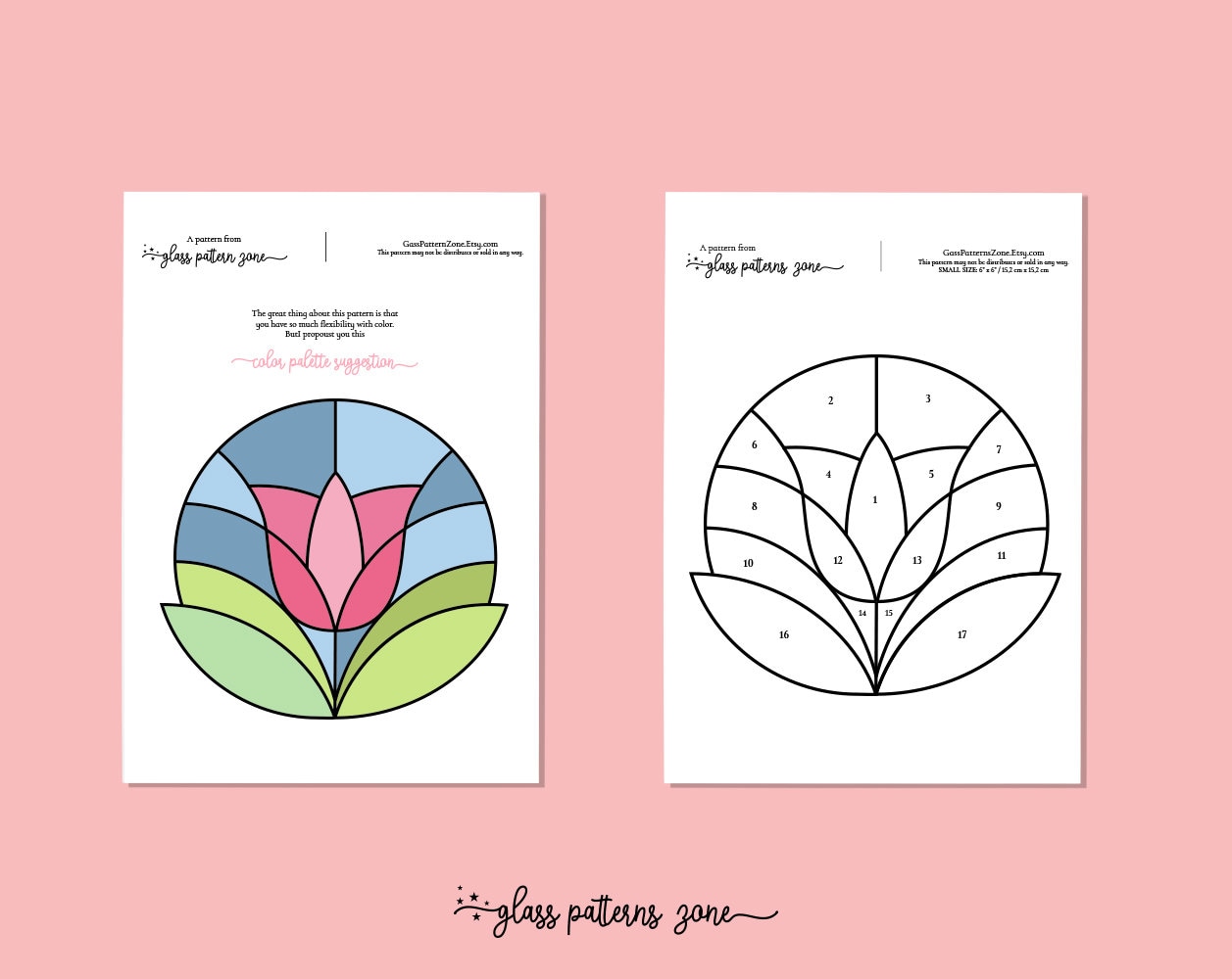 Bundle TULIPS Stained Glass Pattern Stained Glass Patterns - Etsy