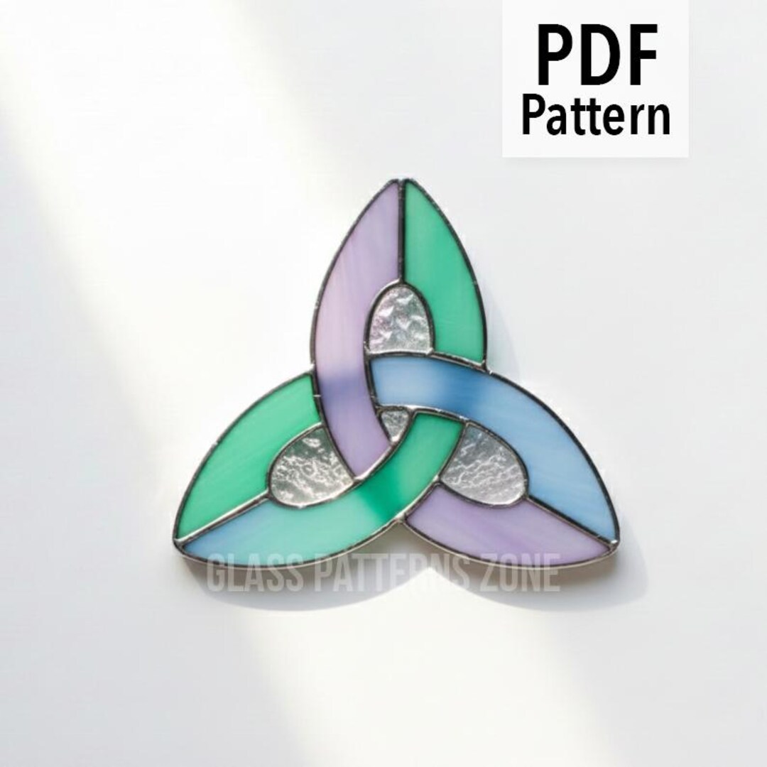 Celtic Stained Glass Pattern: Irish DIY Craft (PDF Pattern) - Etsy UK