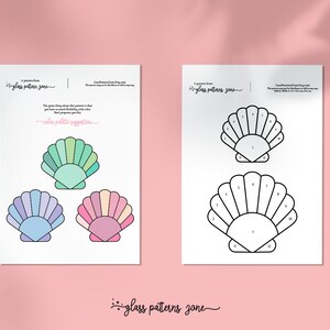 SHELL, Stained Glass Pattern, Stained Glass Patterns, DIY Stained Glass ...