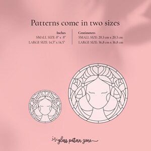 WOMAN, Stained Glass Pattern, Stained Glass Patterns, DIY Stained Glass ...