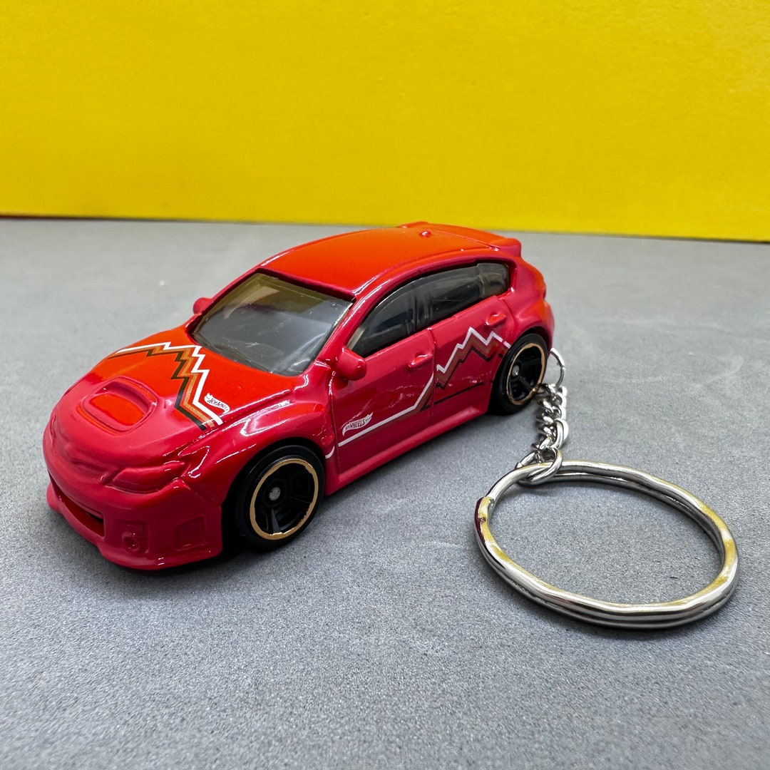 Subaru WRX STI Mini 3d Car Keychain Keyring Red - Etsy
