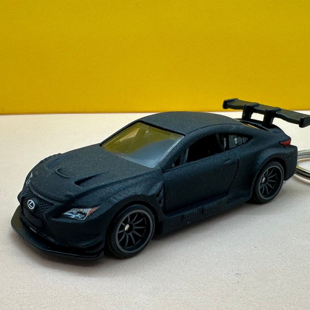 RC F GT3 Mini 3d Car Keychain Keyring Black - Etsy