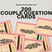 200 Printable/digital Conversation Cards/ Questions for Couples ...