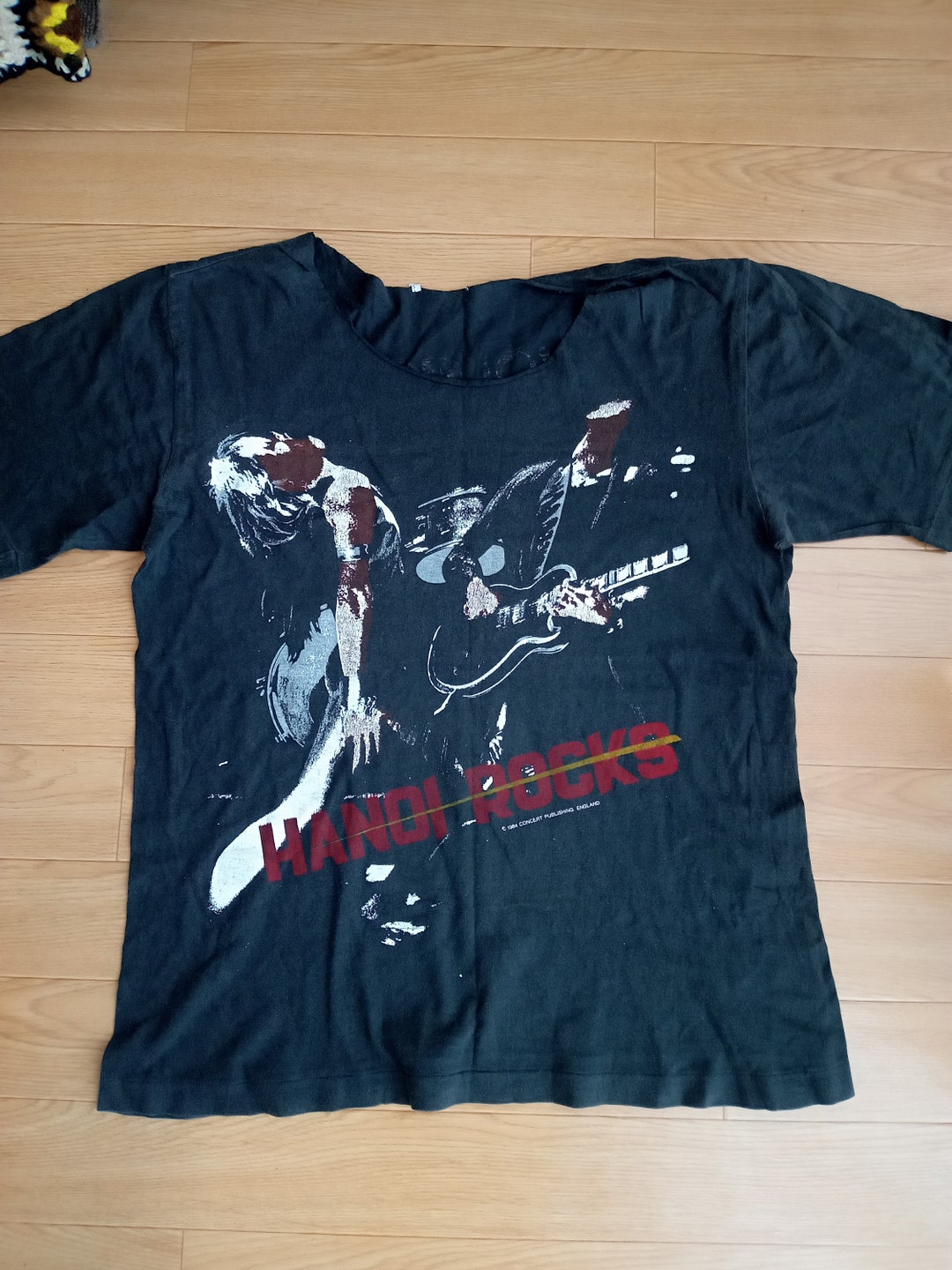 Hanoi Rocks Tour Tee Japan 1984 Official Michael Monroe Andy Mccoy Sam ...