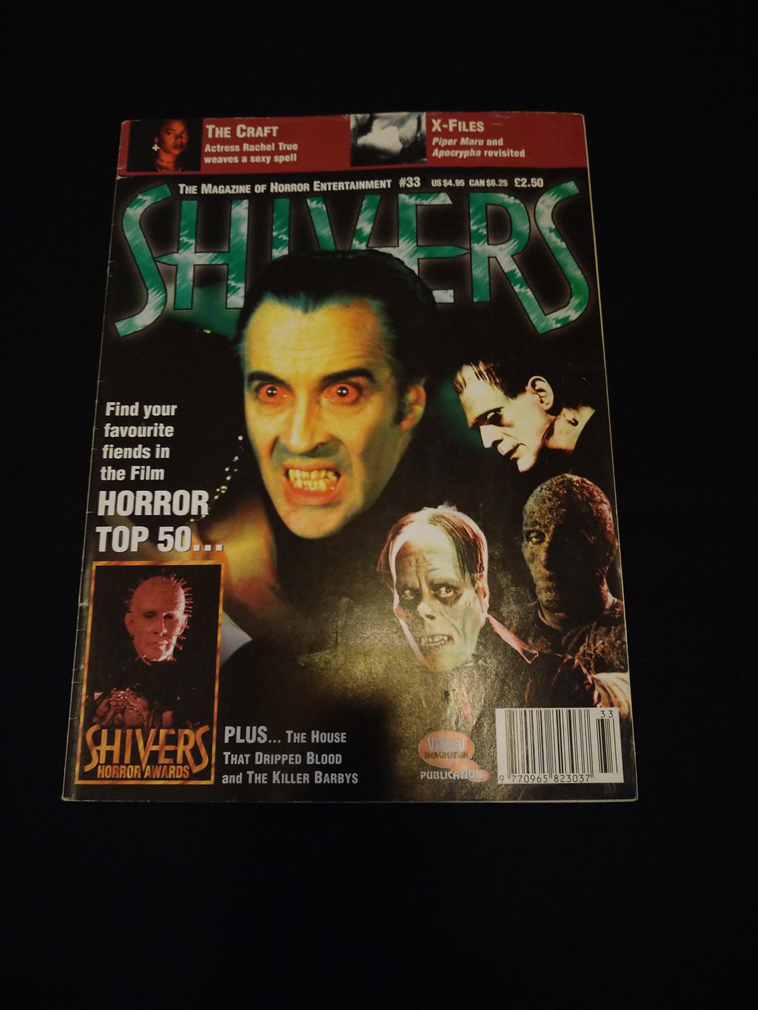 Shivers Horror Magazine Issue 33 September 1996 - Etsy