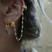 Gold Pearl Ear Cuff, Baroque Pearl Earrings, Ear Crawler Statement Ear ...