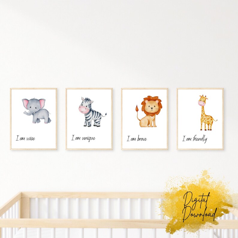 Motivational Poster for Kids PRINTABLE Gallery Wall Multi Canvas ...