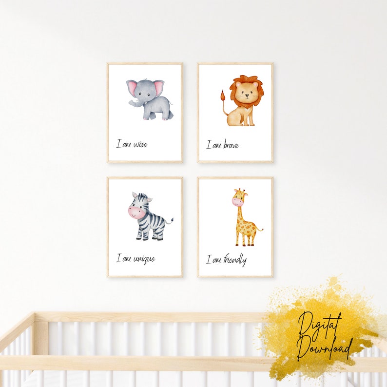 Motivational Poster for Kids PRINTABLE Gallery Wall Multi Canvas ...