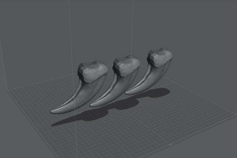 Dinosaur Claw STL - Etsy