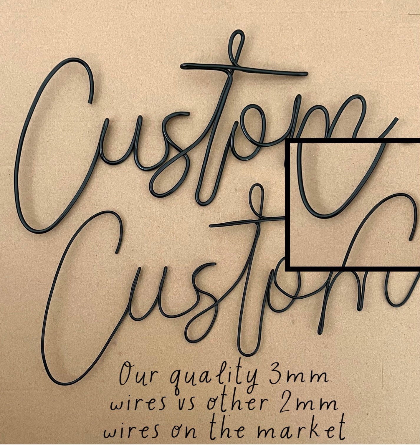 Cheers Wire Sign Custom Wire Words Personalised Wire Sign - Etsy