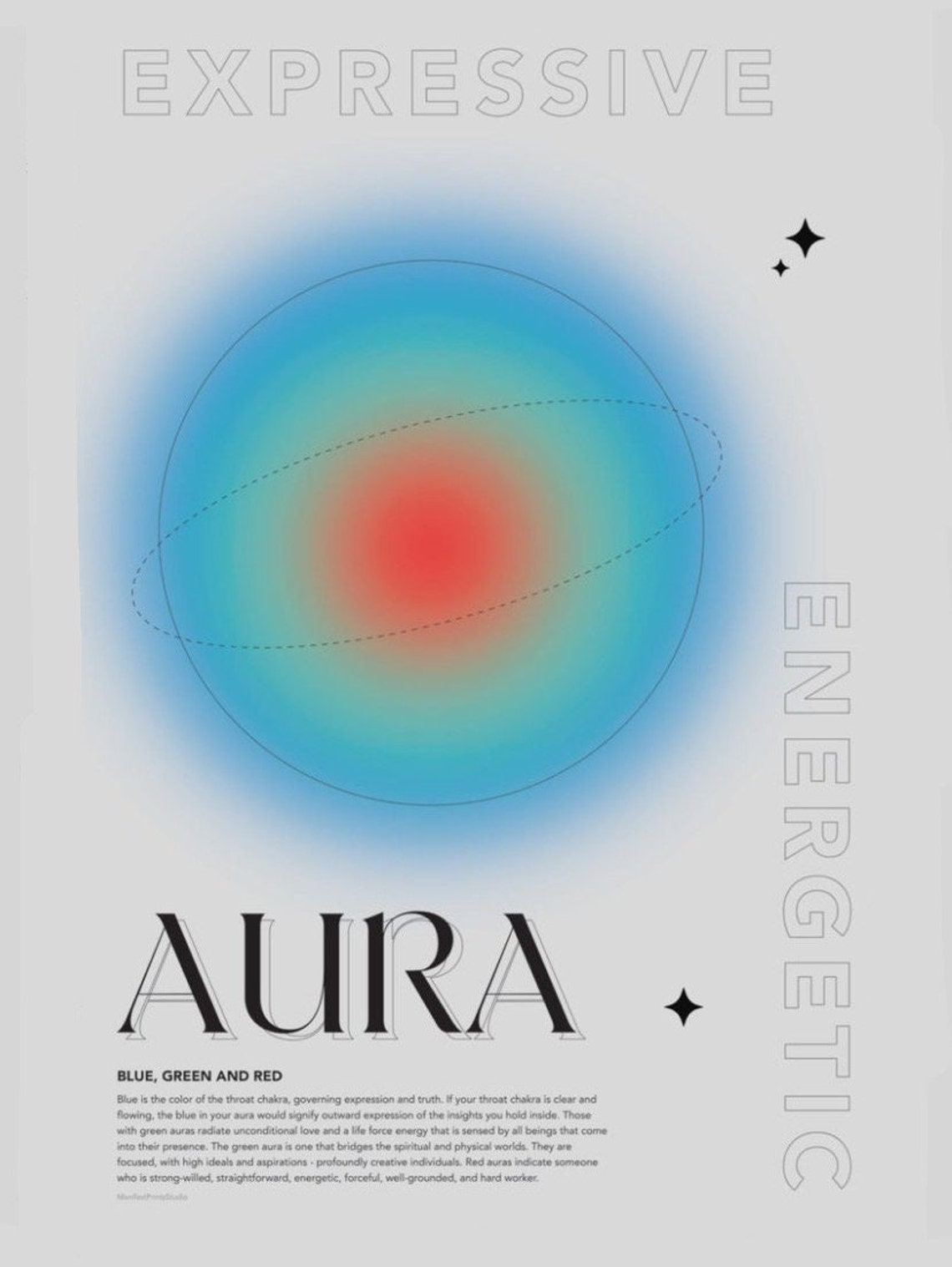 Aura Art Prints - Etsy