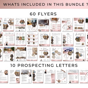 Real Estate Flyers in Rose Gold, Including Prospecting Letters,trusted ...