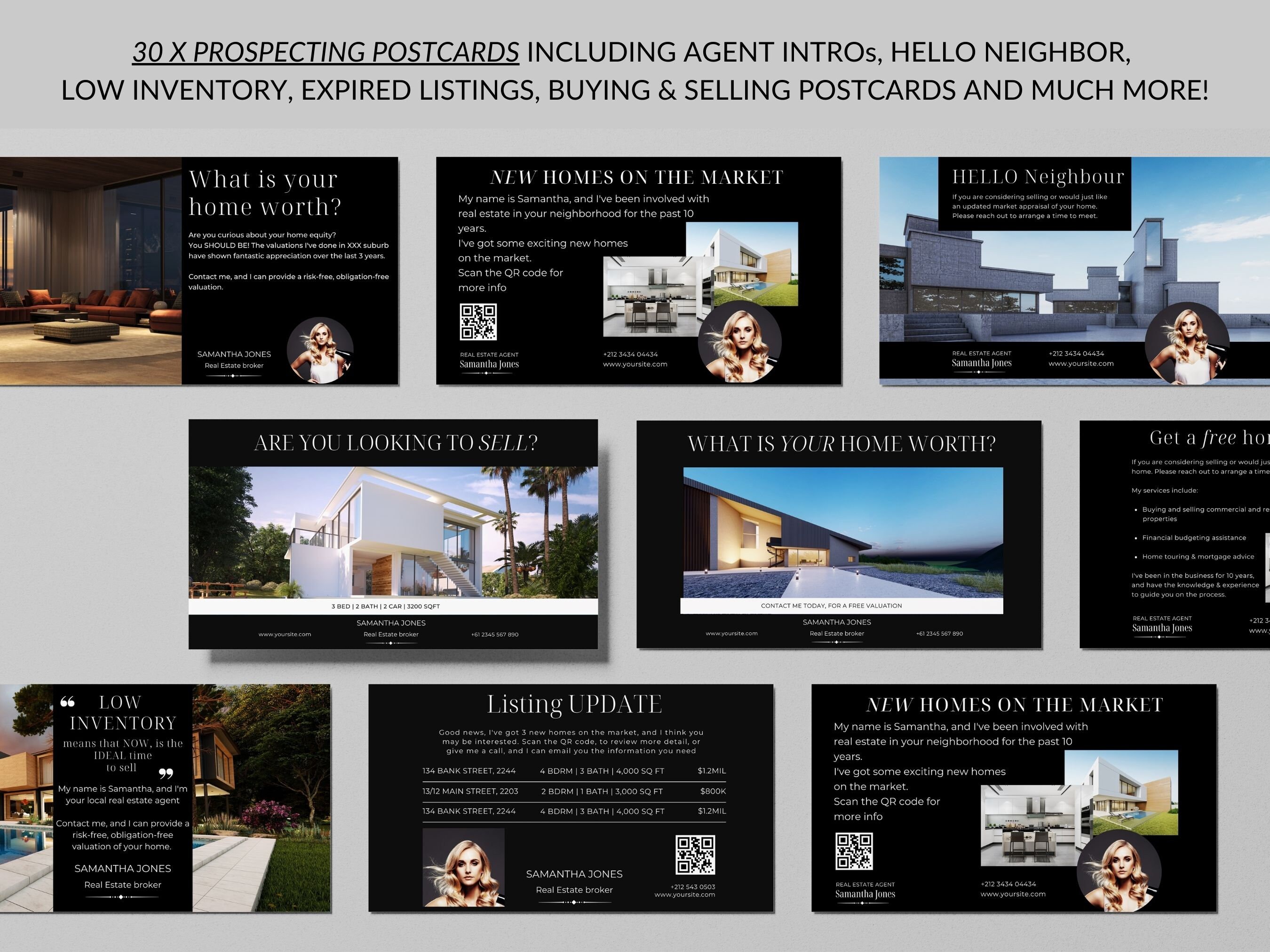 Real Estate Post Cards Realtor Mailers Realtor Canva - Etsy