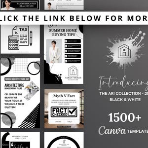 Real Estate Flyer Bundle: Hello Neighbor, Open House (canva Template ...