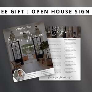 Real Estate Flyer Bundle: Hello Neighbor, Open House (canva Template ...