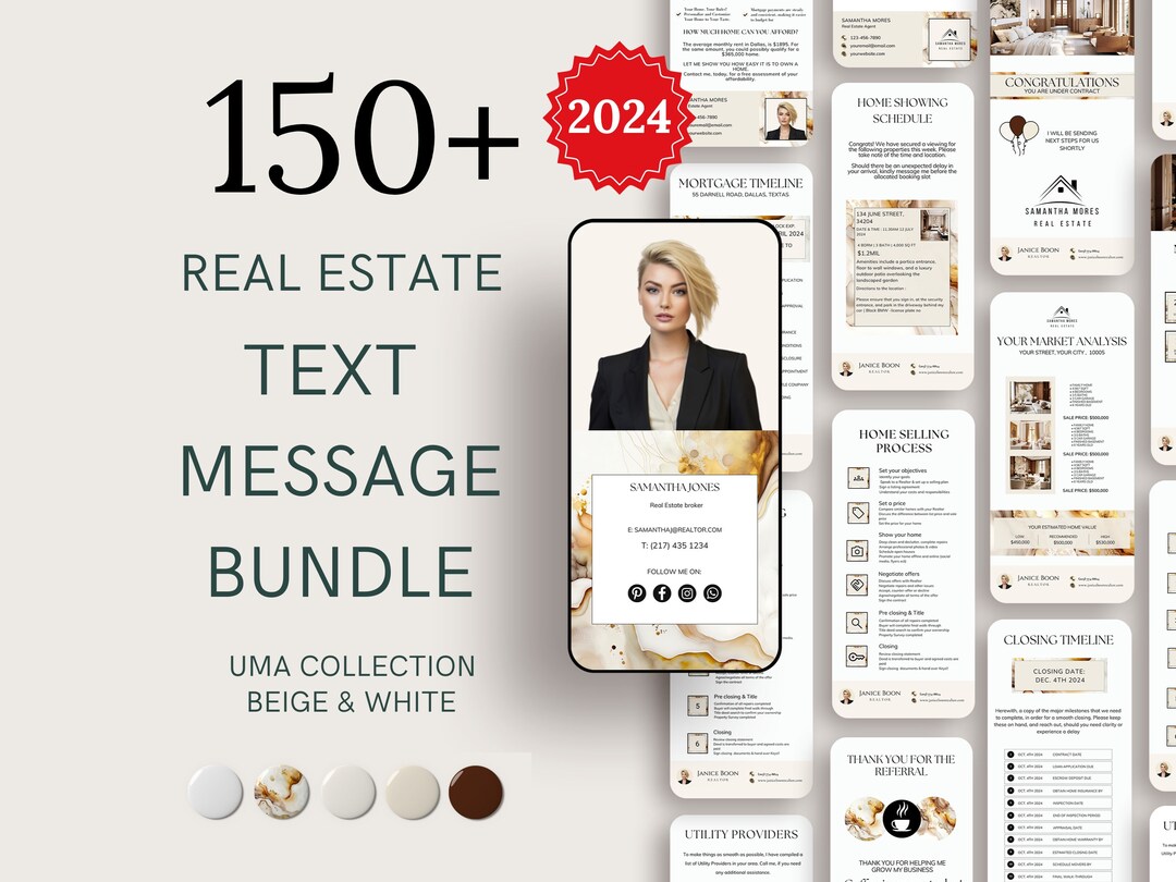 Realtor Text Marketing Kit, Textable Bundle for Real Estate Agents ...