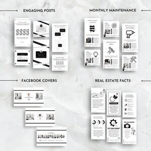 Modern Real Estate Bundle, Real Estate Instagram Templates, Realtor ...