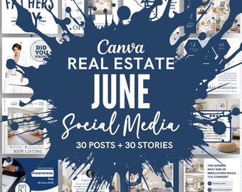Minimalist June Real Estate Agent Social Media Posts With Captions ...
