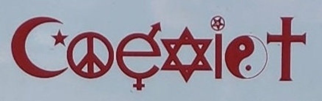 Coexist Decal Vinyl Bumper Sticker - Etsy