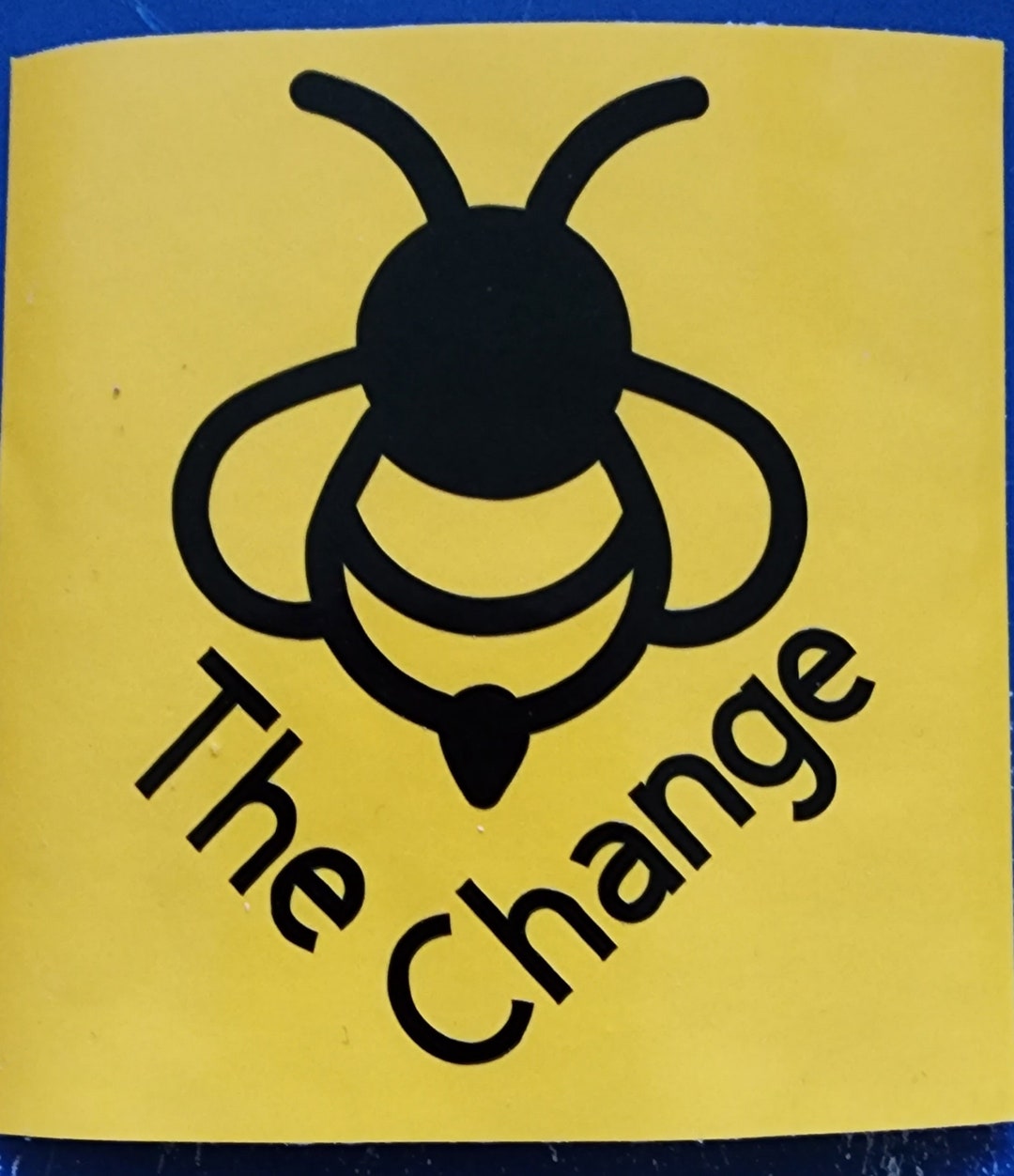Bee the Change Decal/bumper Sticker. Vinyl Decal. Removable Vinyl Decal ...