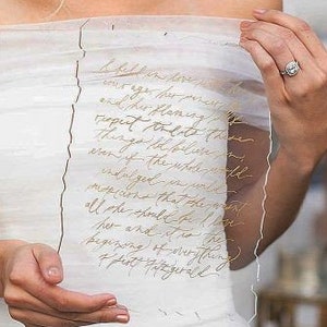 Commemorative Wedding Vows/ceremony Script - Etsy