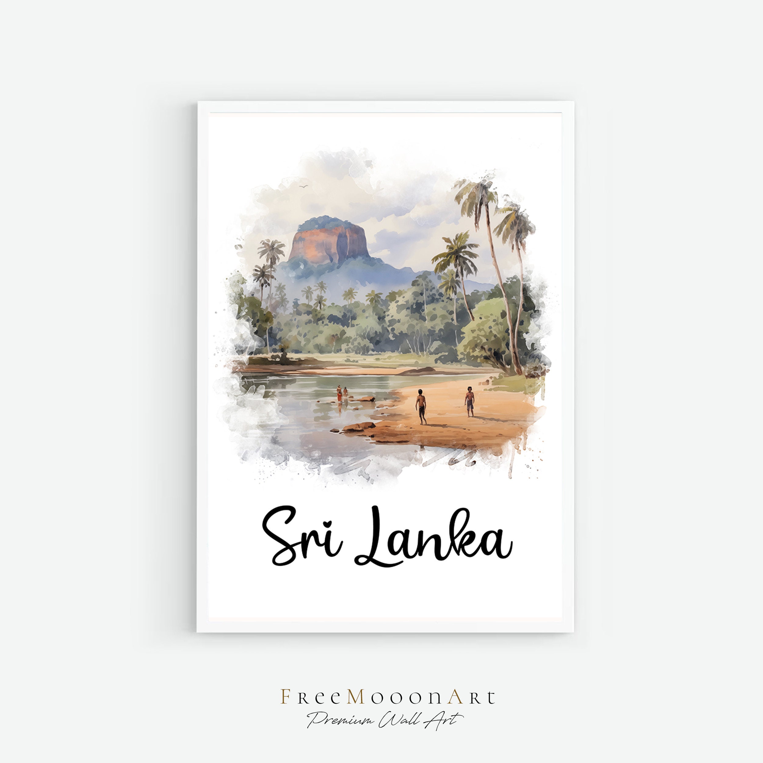 Sri Lanka Travel Poster, Sri Lanka Print, Sri Lanka Wall Art, Travel ...