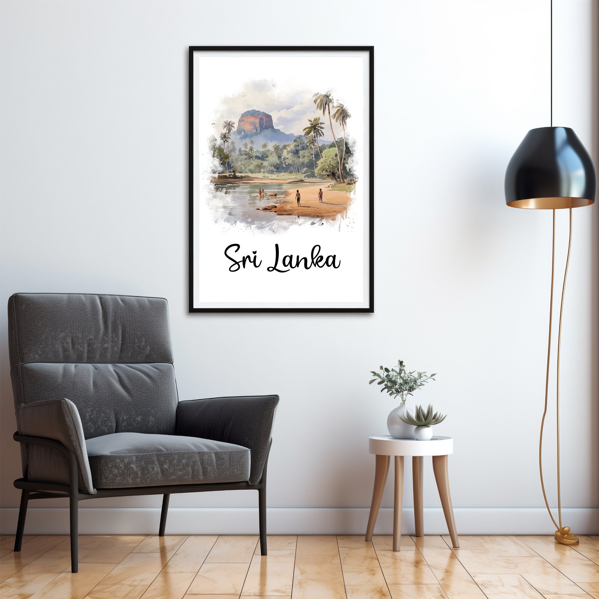 Sri Lanka Travel Poster, Sri Lanka Print, Sri Lanka Wall Art, Travel ...