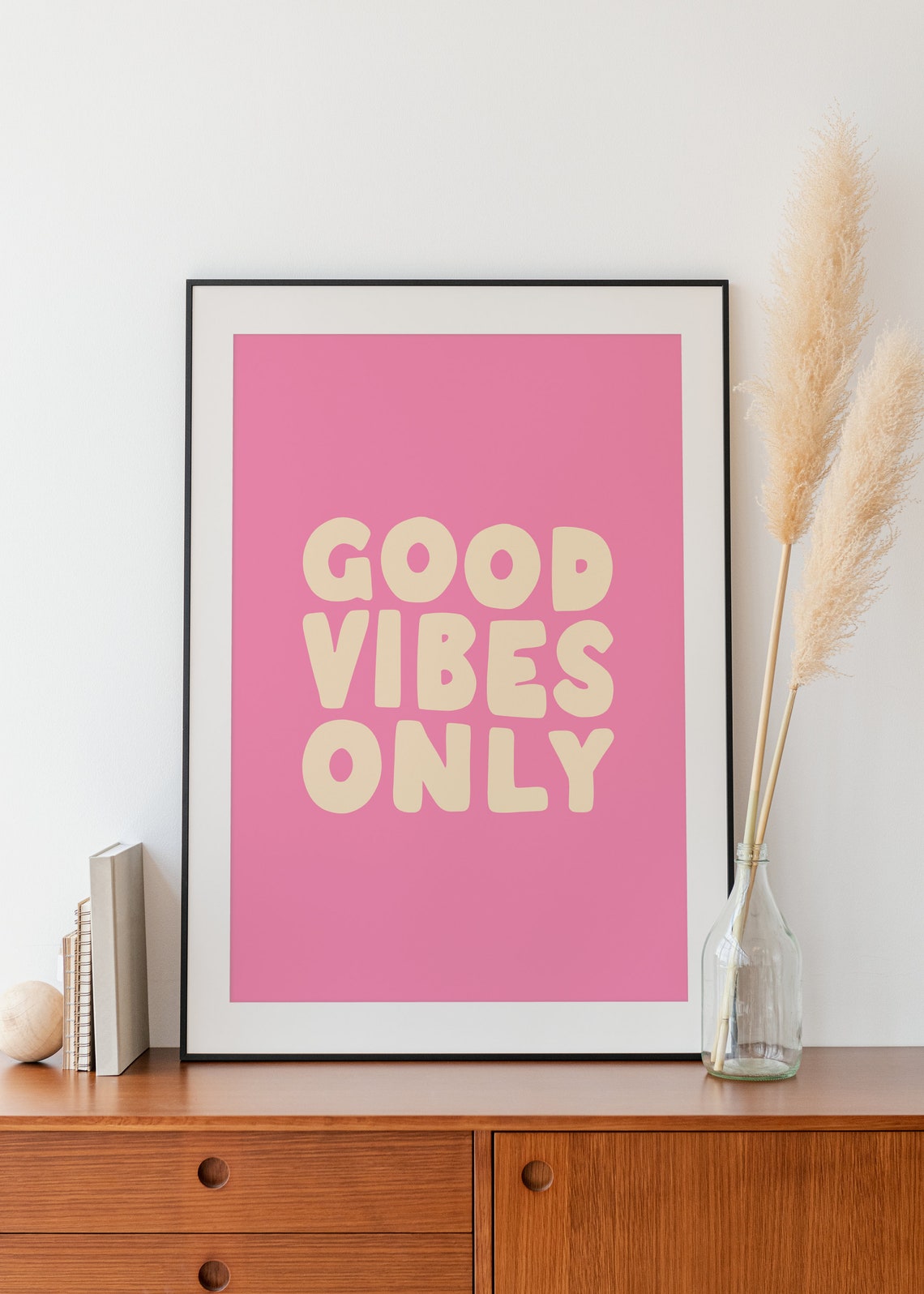 Good Vibes Only Print, Good Vibes Only Printable Wall Art, Good Vibes ...