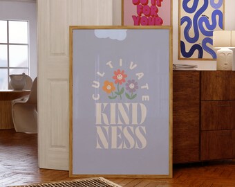 Printable Treat People With Kindness Quote Girly Pink Dorm Preppy ...