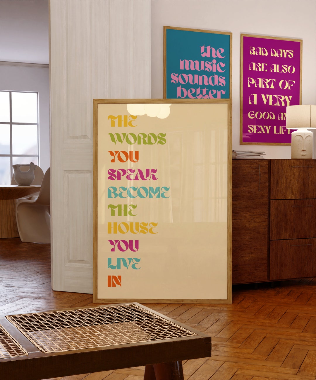 The Words You Speak Become the House You Live in Print, Girly Printable ...