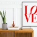 Love Printable Wall Art, LOVE, Classic Love Word, Love Modern Wall ...