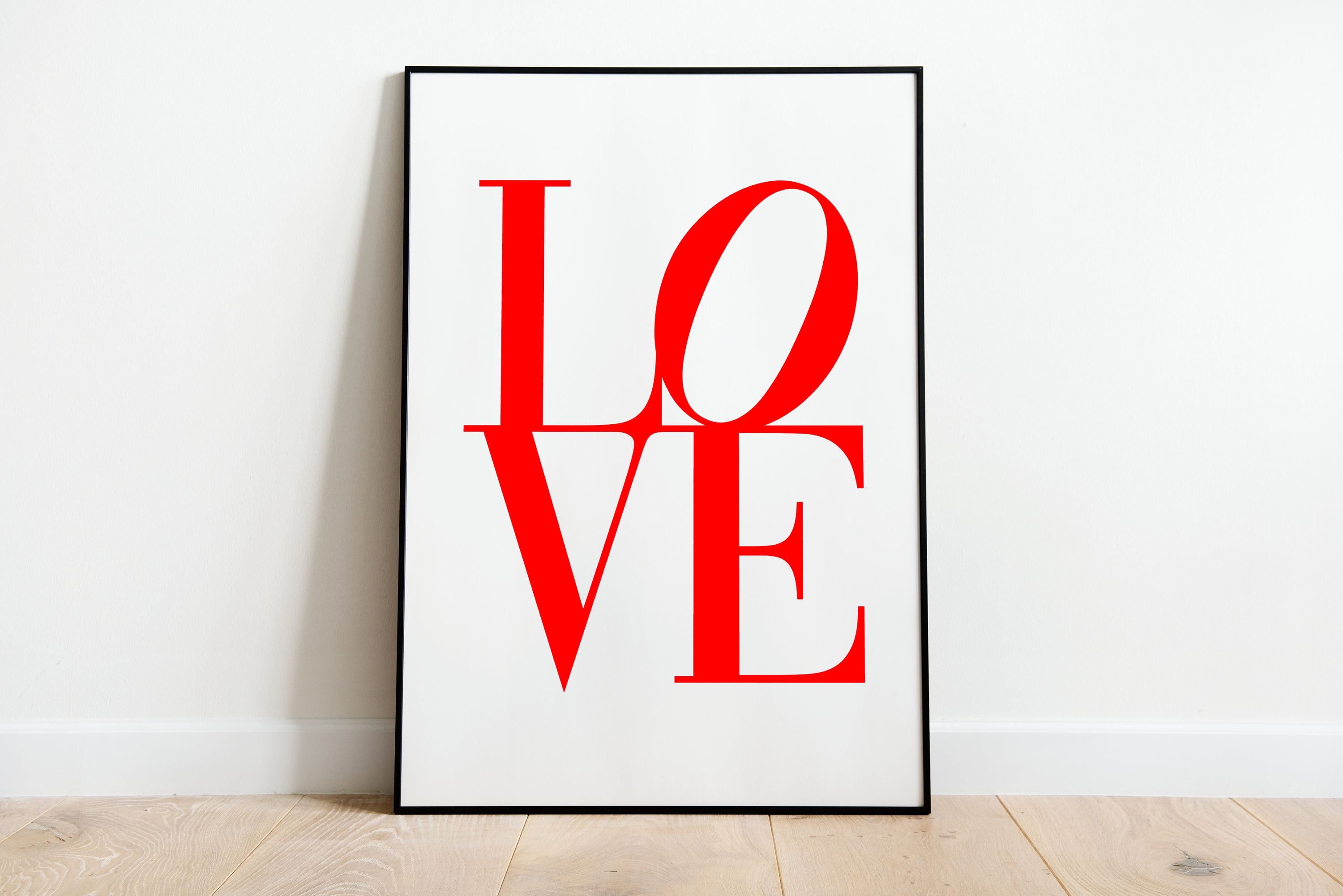 Love Printable Wall Art, LOVE, Classic Love Word, Love Modern Wall ...
