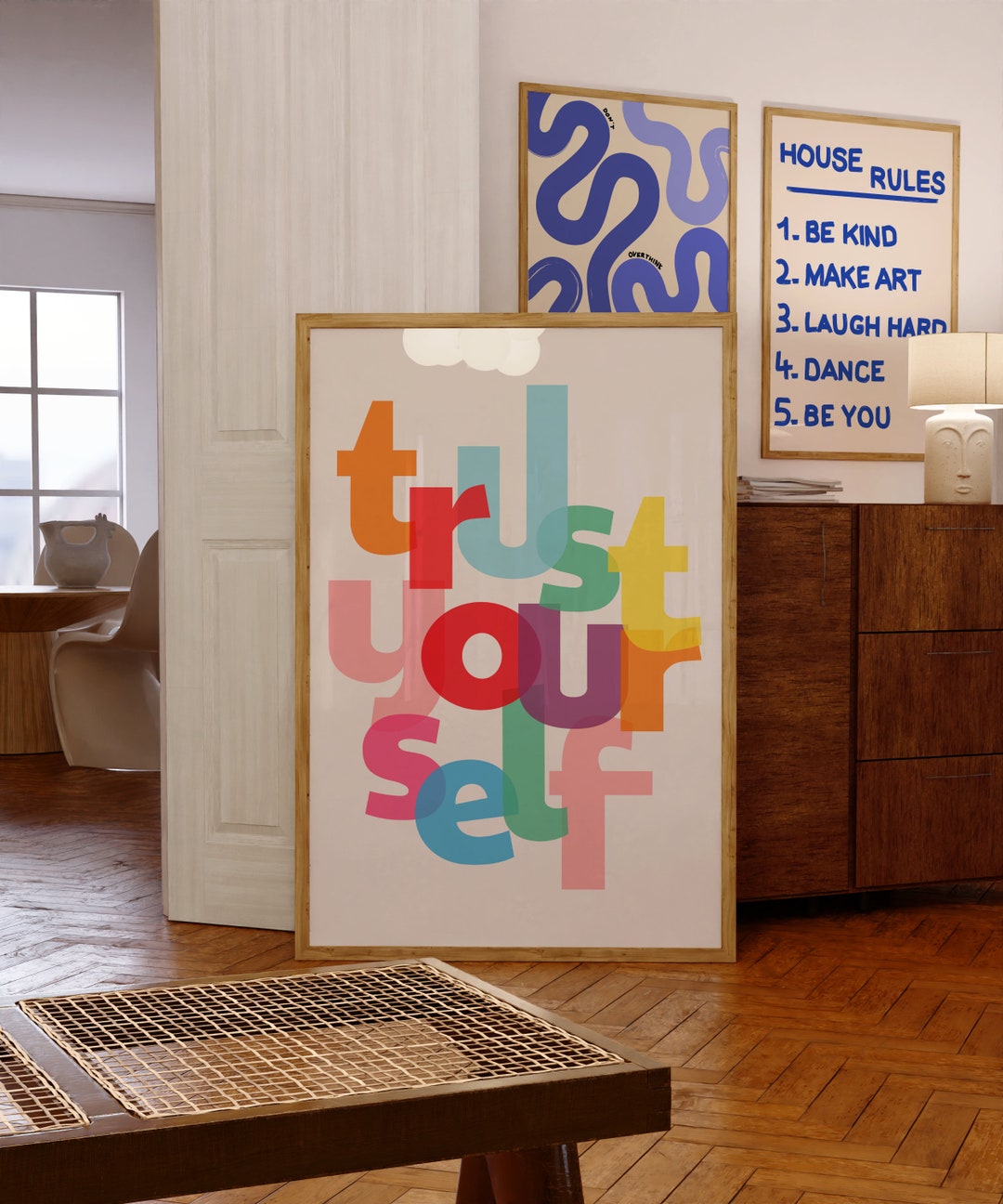 Trust Yourself Motivational Print, Inspirational, Trust Yourself ...