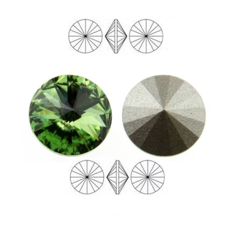 10 Mm Swarovski Crystal 1122 Rivoli Round Stones Crystals Various ...
