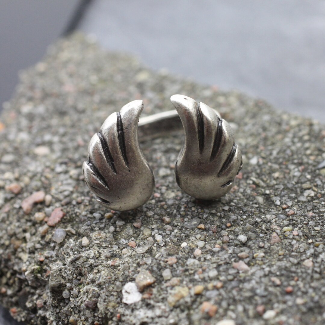 Angel Wings Ring, Antique Silver Ring, Styles Ring, Statement Ring ...