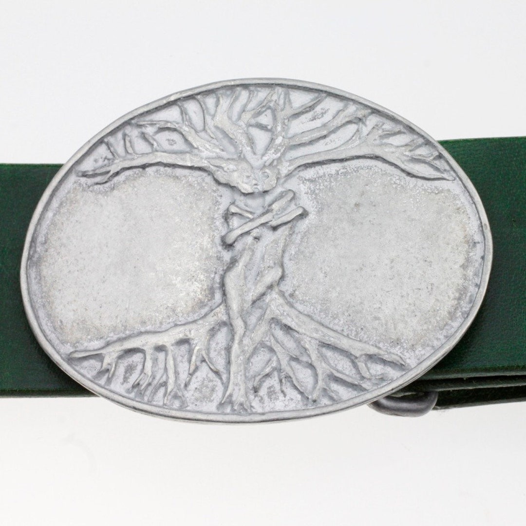 Belt Buckles Tree of Life, Leather Belts Accessories, Pure Zamak for ...