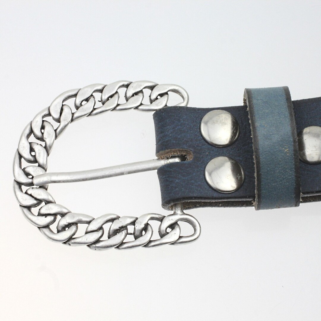 Chain Belt Buckle, Silver Belt Buckle, Round Belt Buckle, Classic Belt ...