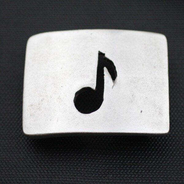 Music Note Belt Buckle - Etsy