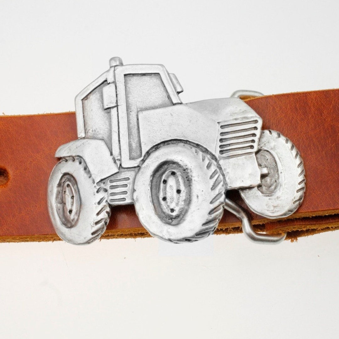 Tractor Belt Buckle, Farmer Belt Buckle, Farmer Accessory, Silver Belt ...