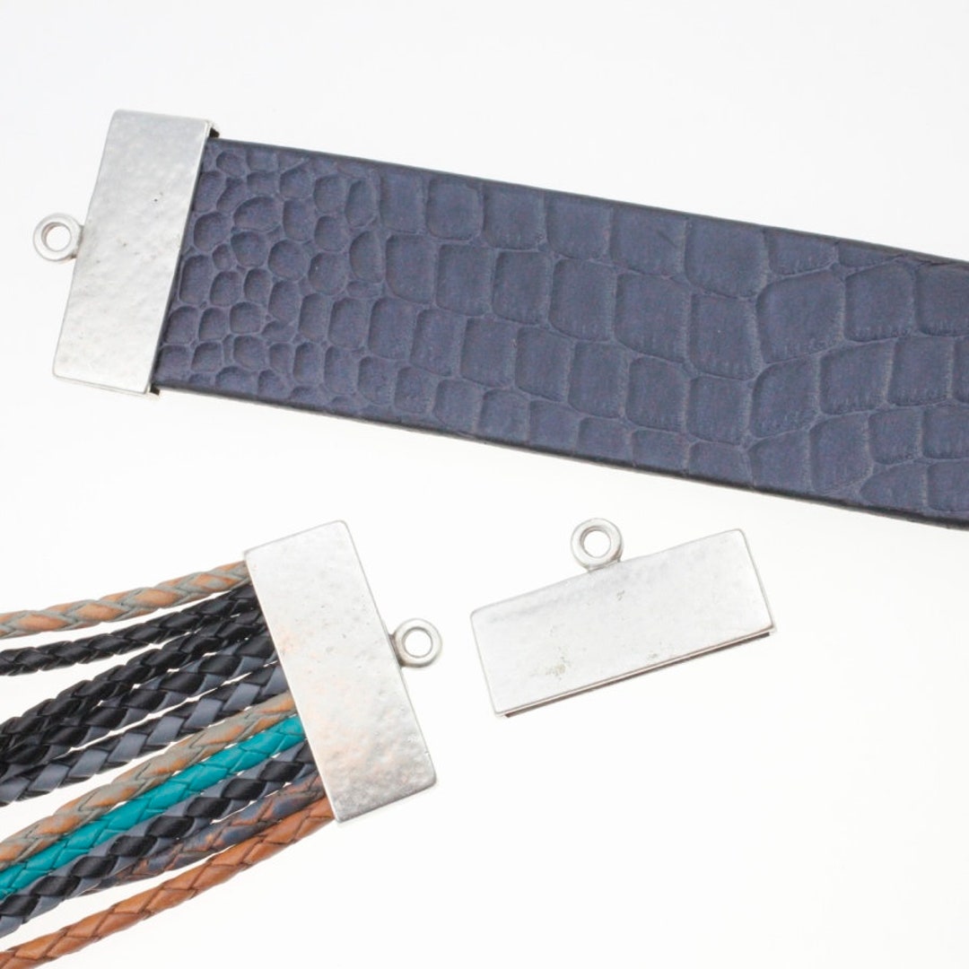 1 Cord End Caps, Bell End Cap for Leather, Necklace End Caps, Bracelet ...