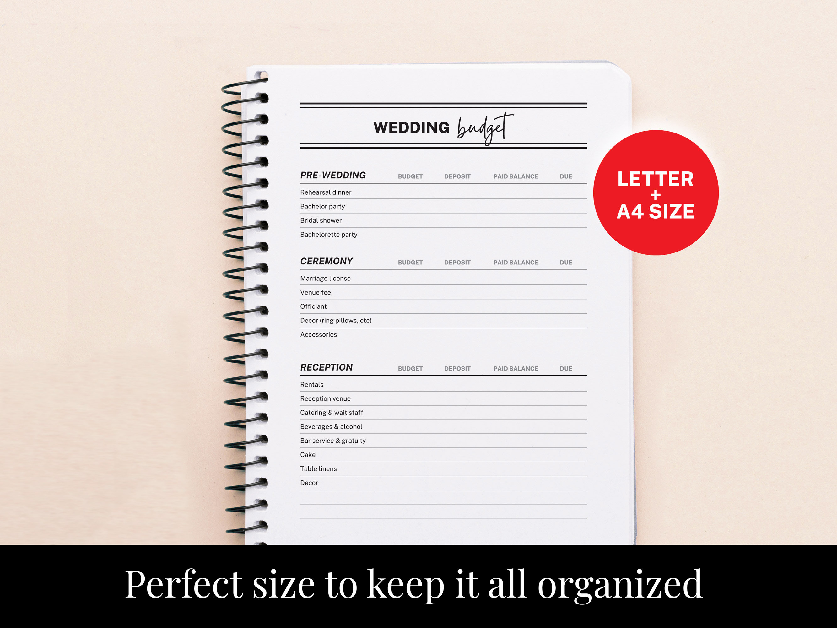 Wedding Planner Printable Book Printable Wedding Planner PDF - Etsy
