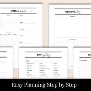 Wedding Planner Printable Book - Printable Wedding Planner PDF ...