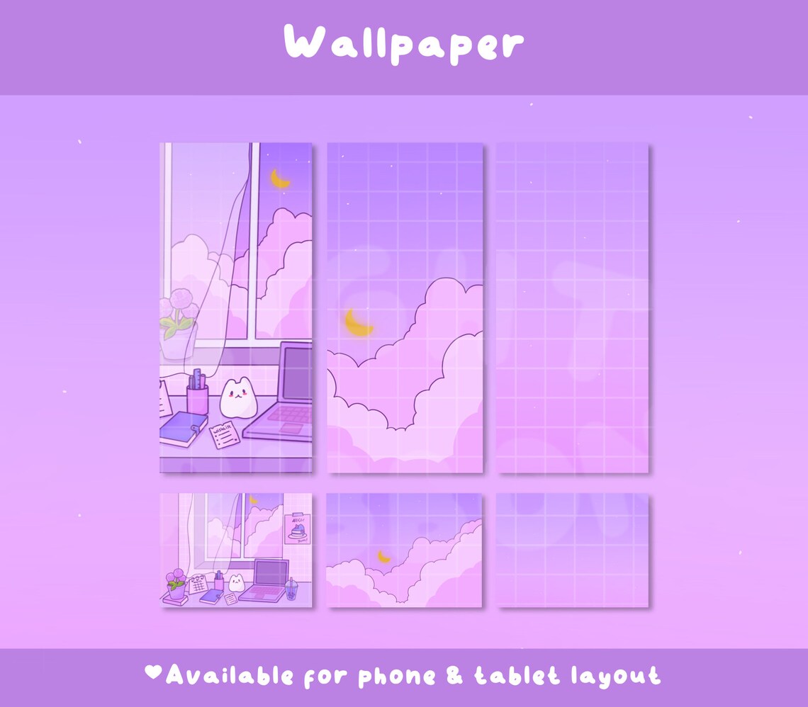 Cute Purple Dreamy Lilac Icon Pack for Ios16 Ios17 and Android ...