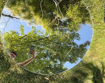 Engraved Mirror Calligraphy Vintage Cute Mirror Print on Demand Mirrors ...