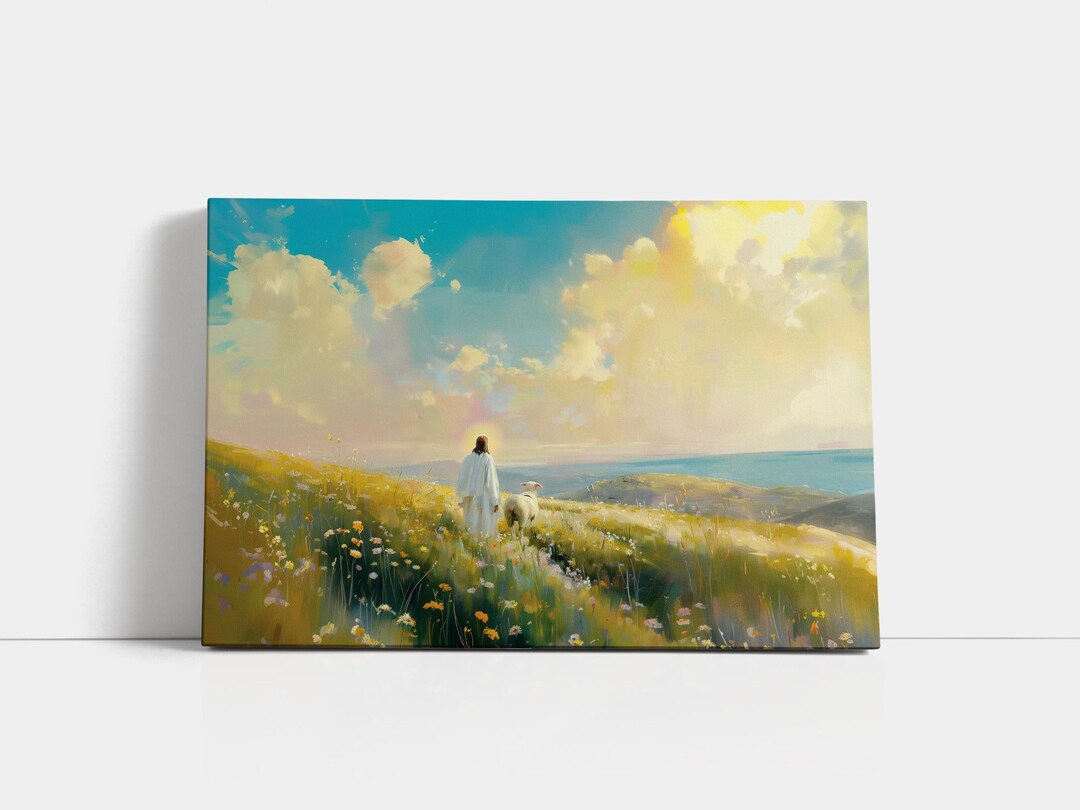 Scripture Bible Verse Art Canvas Large Print, Christ Jesus the Rising ...